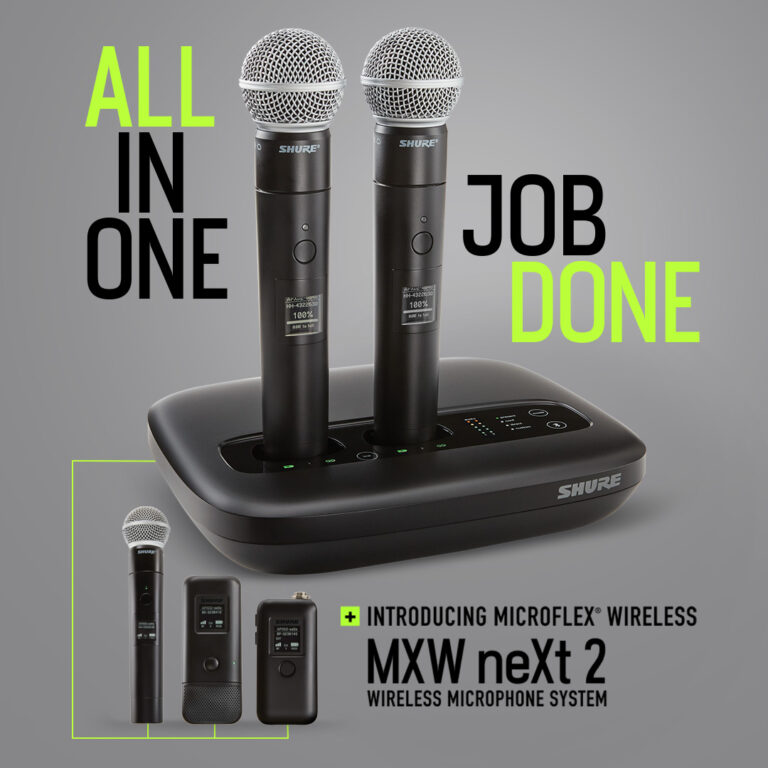 Shure MXW neXt 2 Wireless Microphone System - Electronics & Engineering Pte Ltd